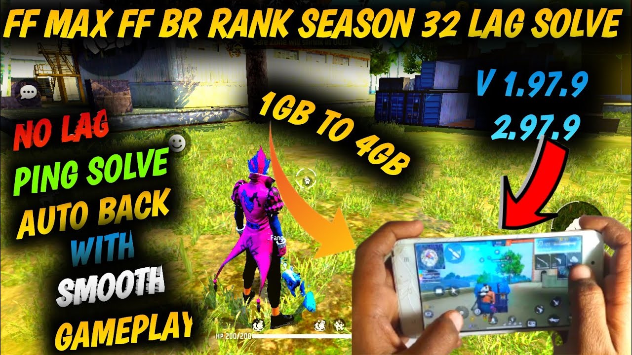 Ff Br Rank Season 32 Lag Solve | Fix Lag Ff | Fix Lag Free Fire 1.97.9 ...