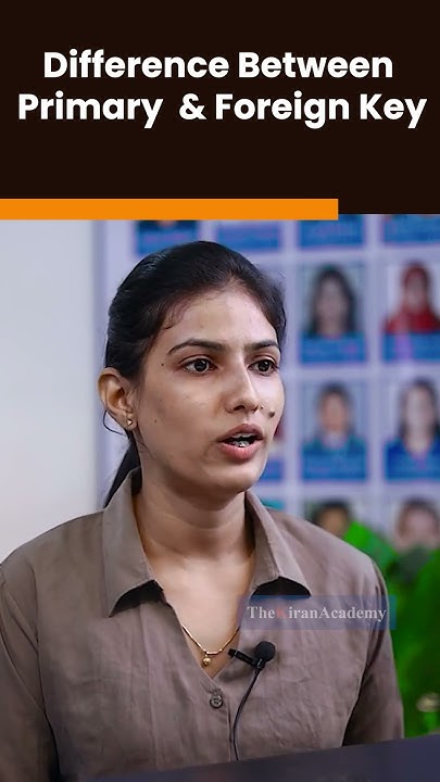 Java Interview Question | Difference Between Primary Key & Foreign Key | #shorts #kiransir - YouTube