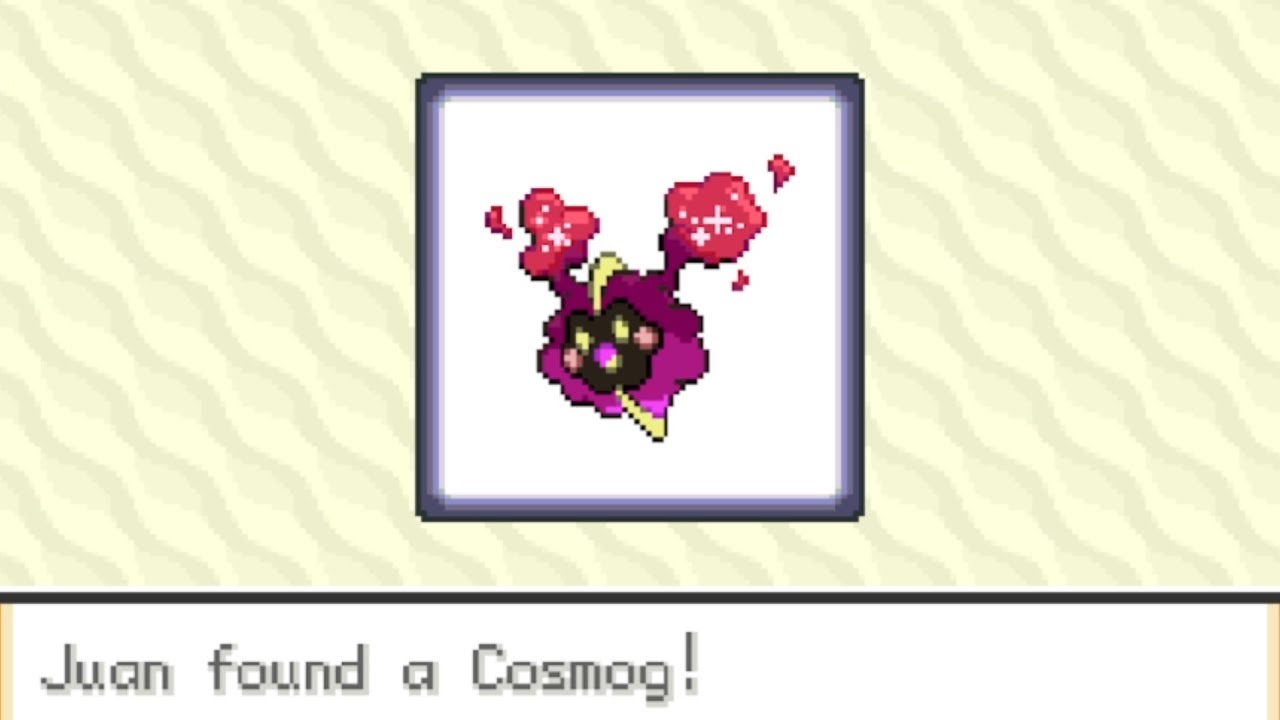 Shiny Hunting Cosmog | Pokemon Unbound clip - YouTube