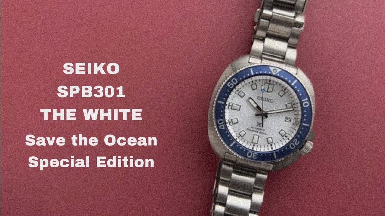 seiko SPB301 1970 Diver's Modern Re-interpretation Save the Ocean ...