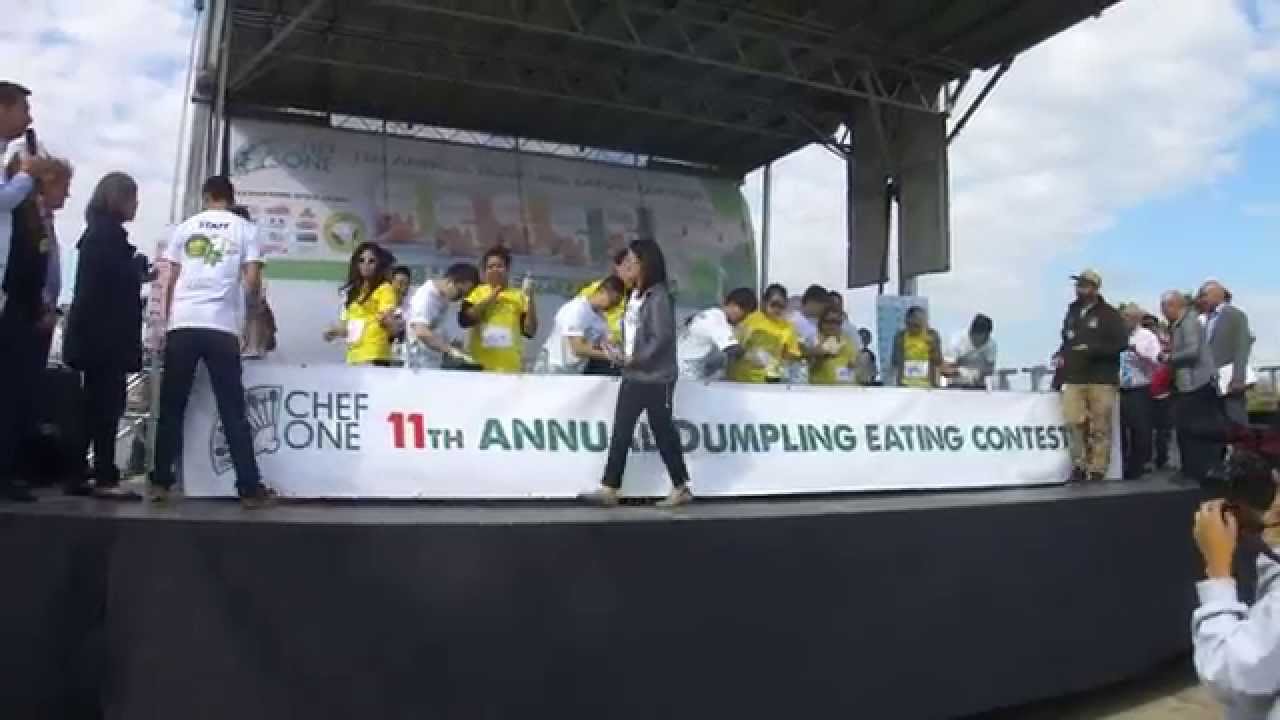 Chef One Dumpling Contest 2014 Female Round 1 - YouTube