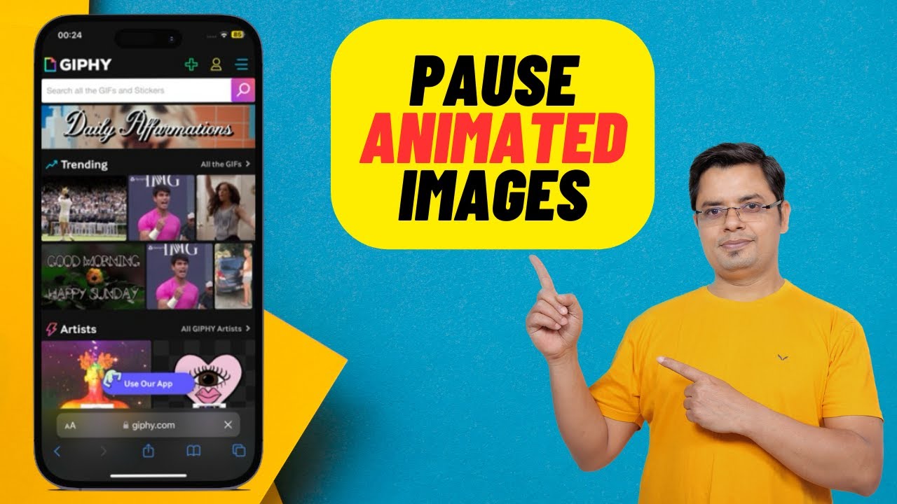 How to Automatically Pause GIFs in Safari in iOS 17 on iPhone and iPad ...