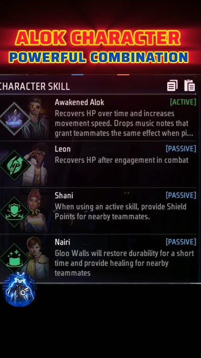 Alok character powerful combination #viralvideo #freefire # ...