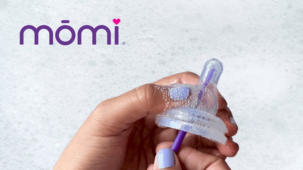 how to clean mōmi baby bottles - YouTube