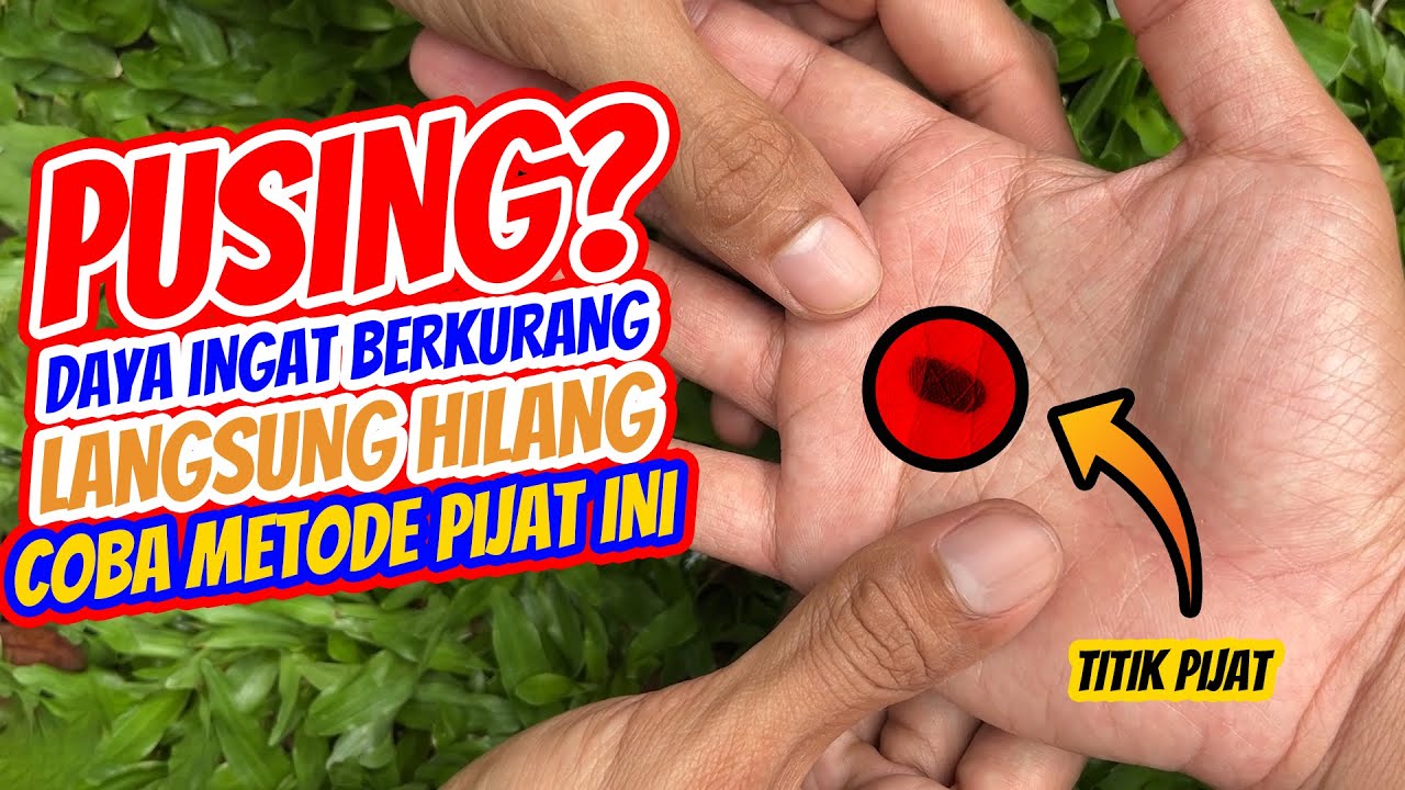SERING PUSING? DAYA INGAT BERKURANG? COBA LAKUKAN INI RUTIN SEMINGGU ...