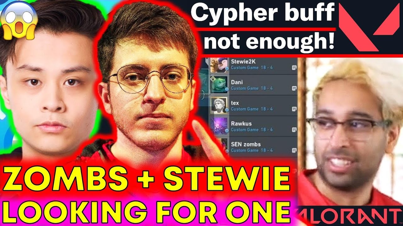 Zombs Roster LEAKED by SEN SicK, No ShahZaM, Rawkus Coach? 😱 VCT Roster ...