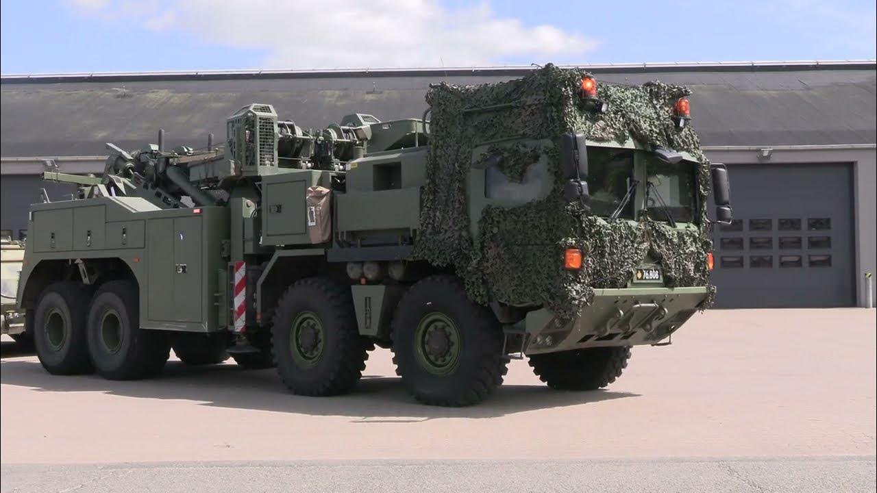 MAN SX 8x8 “Miller” Recovery Vehicle - 38 ton recovery Beast - Danish Army - YouTube