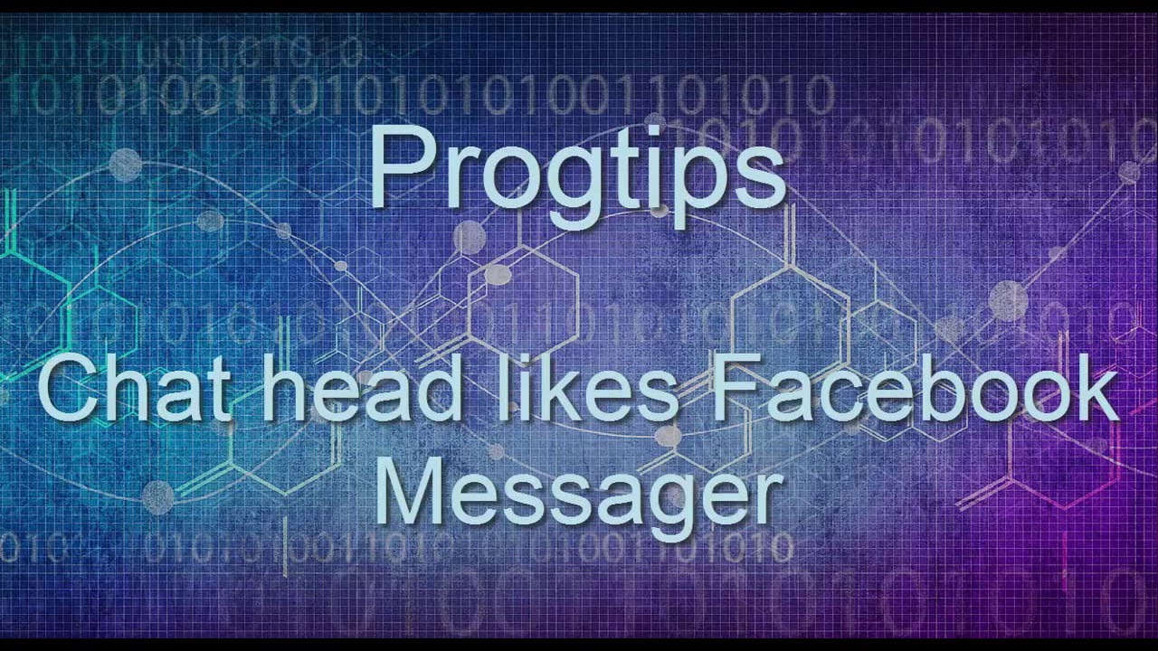 Facebook Messenger Chat Head - YouTube