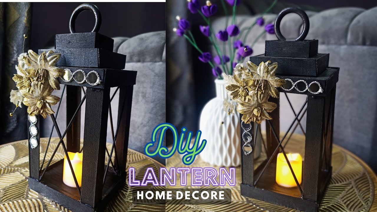 How to make Lantern Using Cardboard | Diy Lantern |Diy Ramadan ...