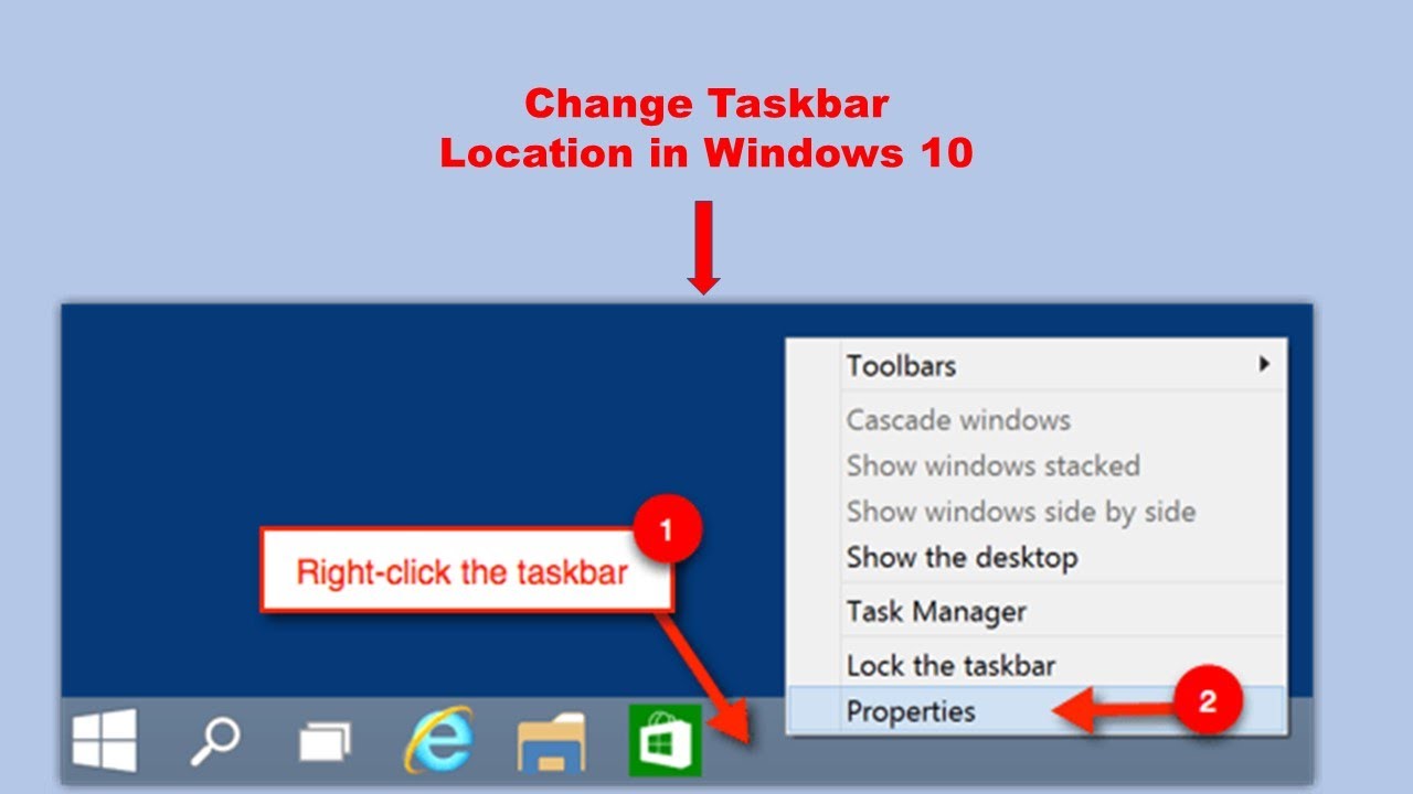 How to Move Taskbar Icons | Windows 10 Look Better|Thom - YouTube