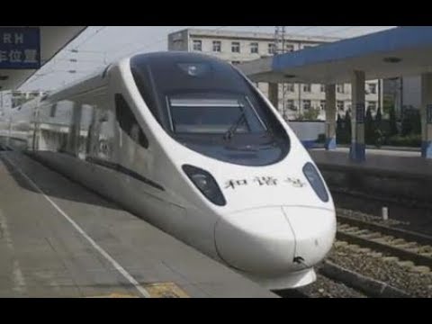 CRH5A+CRH5A, China High Speed train 中國高速列車 (D141郑州至汉口, ZhengZhou to ...