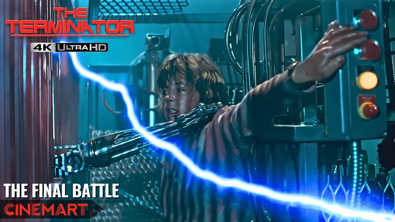 TERMINATOR (1984) | Final Battle | Final Fight Scene 4K UHD - YouTube