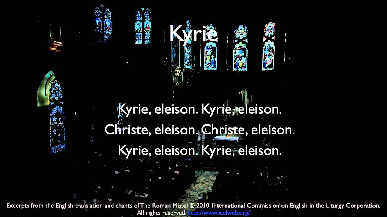 New Mass Rites - Kyrie Eleison - YouTube