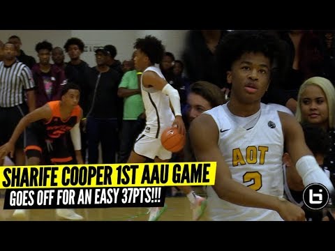 Sharife Coopers Snaps in First AAU Game! Drops 37Pts Ballislife ...