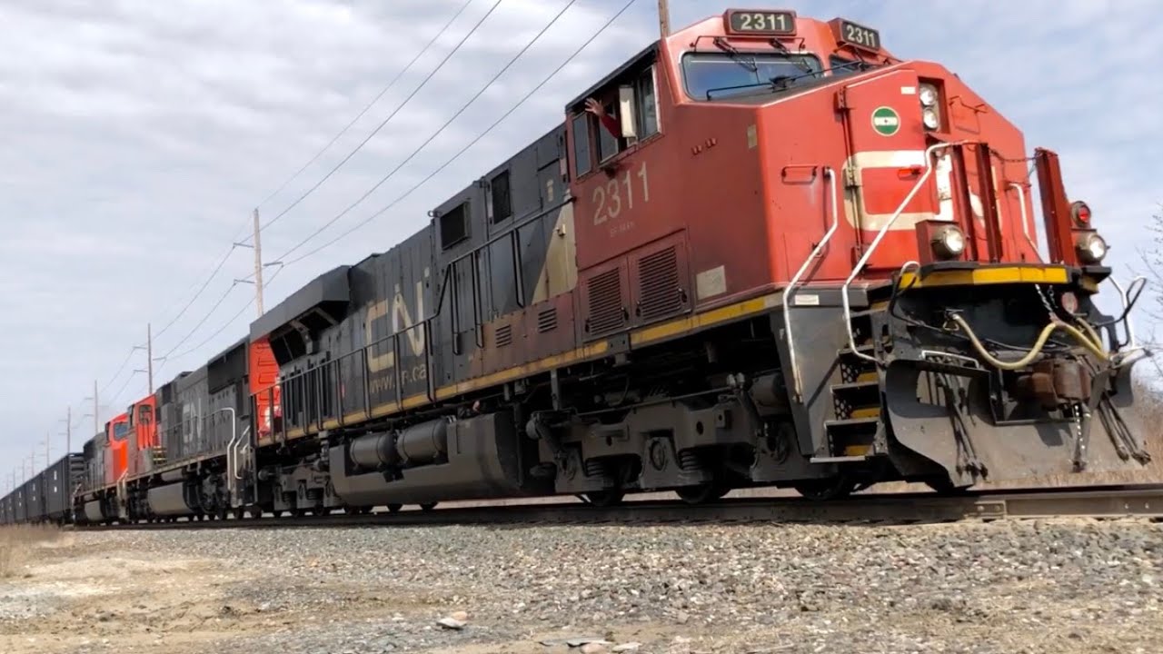 CN A485 & CN A484 GTW Mt. Clemens Subdivision - YouTube