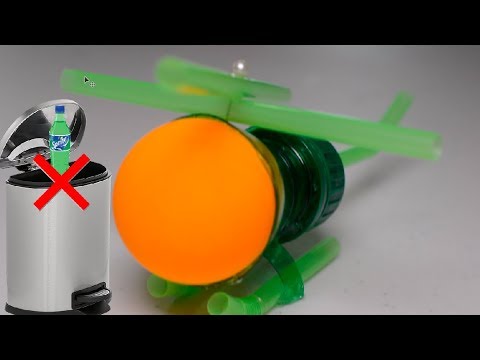 DIY how to make helicopter from bottle (three great bottles hacks ...
