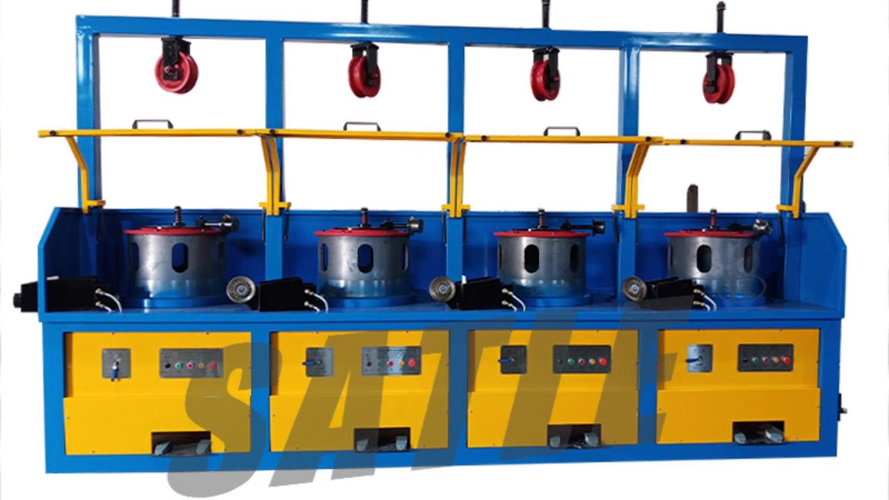 Pulley type Automatic Wire Drawing Machine with wire guiding wheel ...