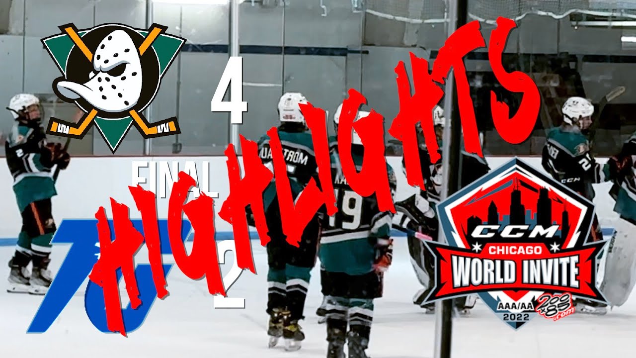 🔥CCM Chicago World Invite | HIGHLIGHTS - 12UAAA Anaheim Jr Ducks vs Top ...