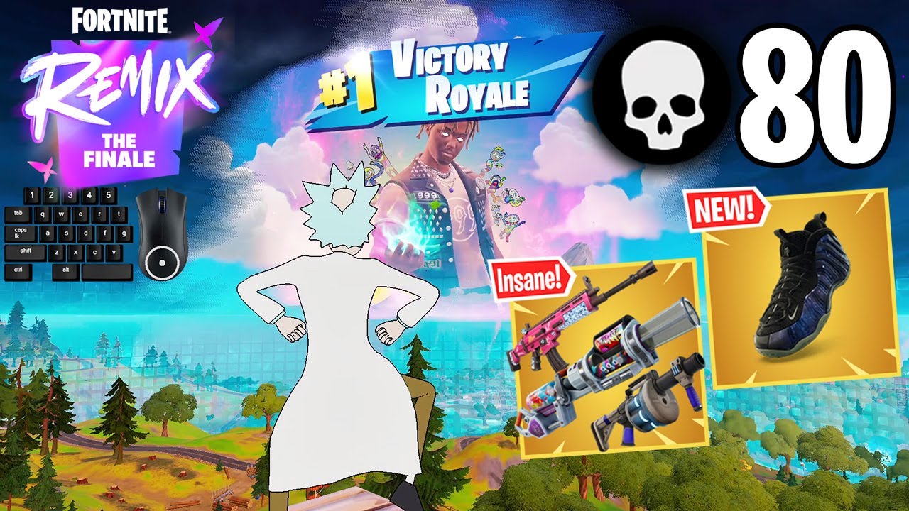 80 Elimination Solo Vs Squads Wins Gameplay (Fortnite Chapter 2 Remix ...
