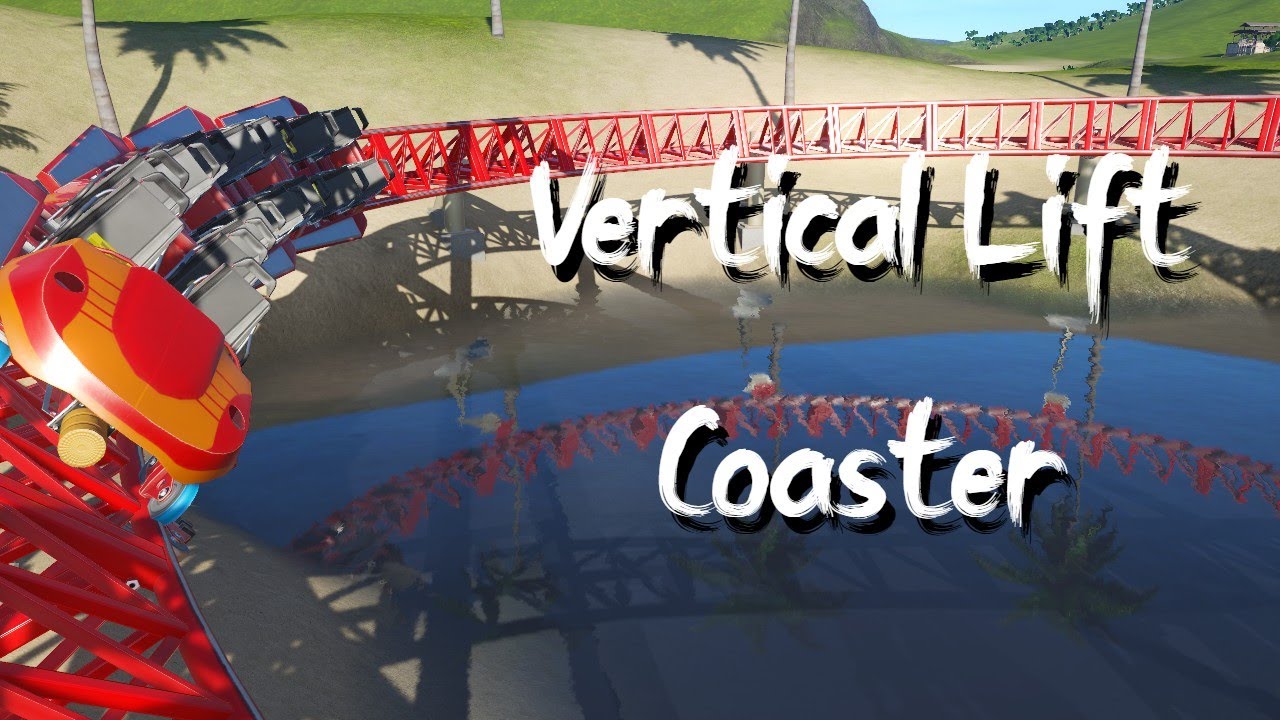 Very Smooth Vertical Lift Coaster | Planet Coaster Creation - YouTube