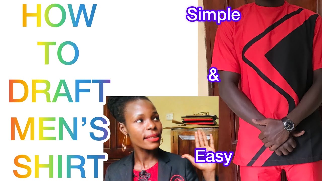 HOW TO DRAFT MEN’S SHIRT BLOCK Both CASUAL And CLASSIC - YouTube