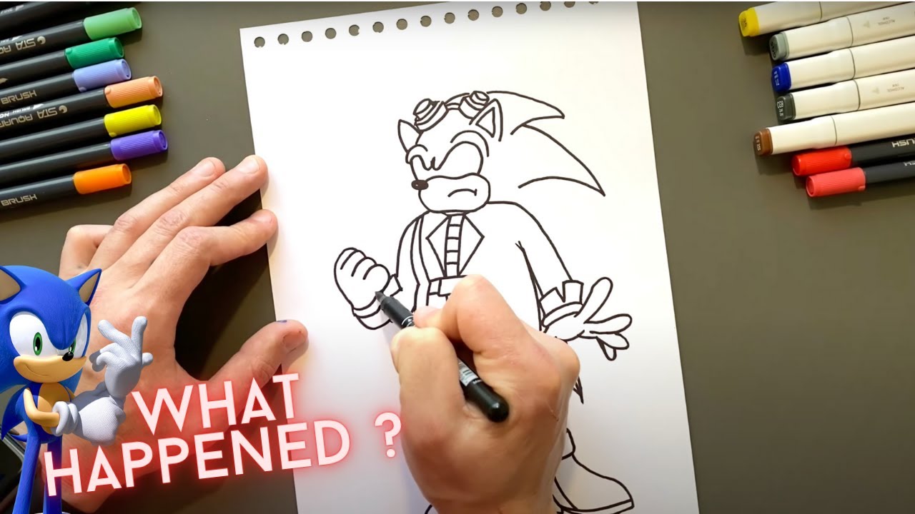 SONIC FUSION DR ROBOTNIK | Draw Sonic The Hedgehog Easy - YouTube