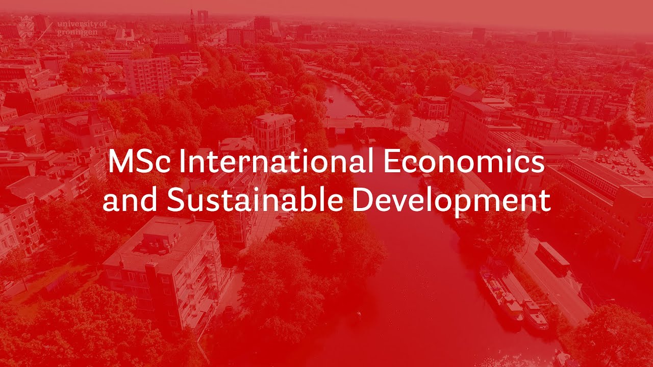 MSc International Economics and Sustainable Development - YouTube