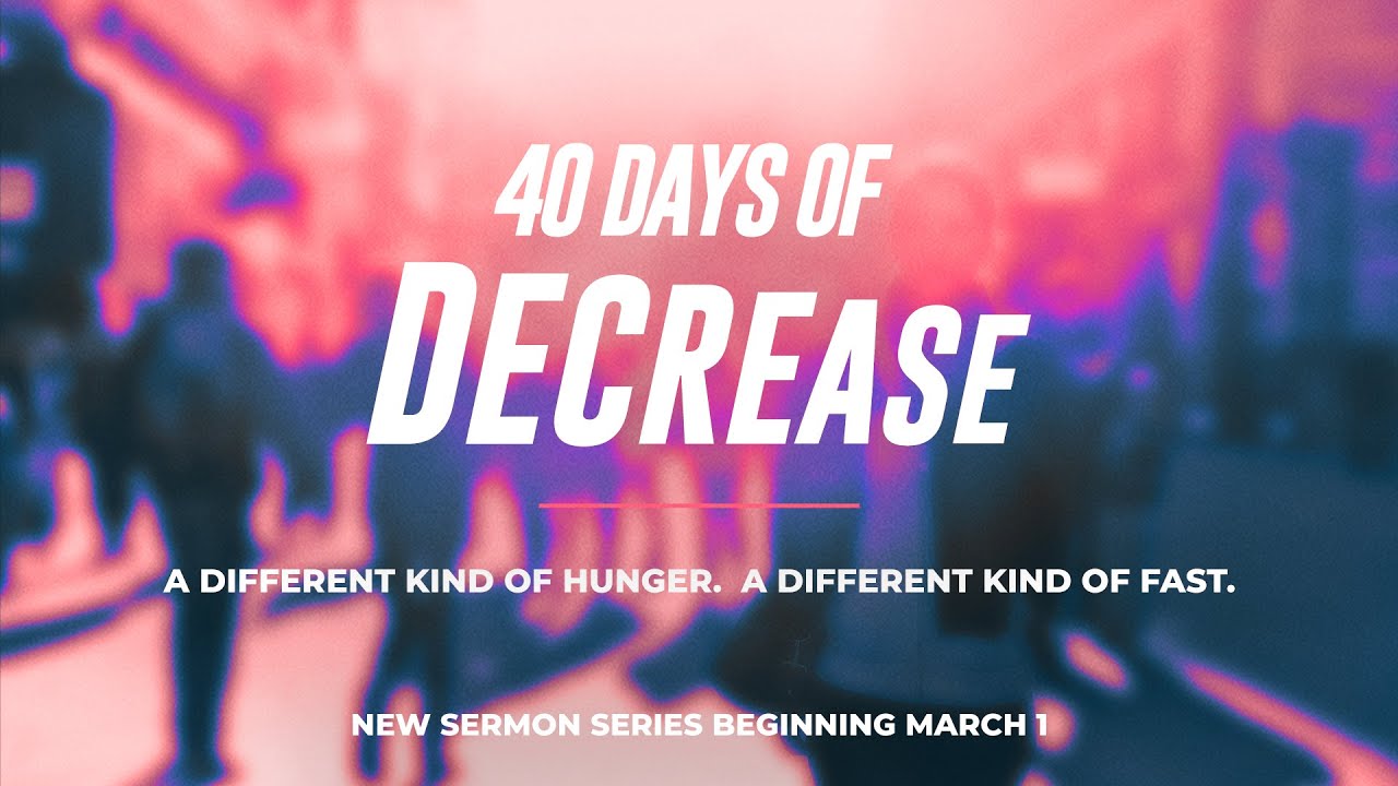 40 Days of Decrease // Apathy and Appearances // Pastor John Hull - YouTube