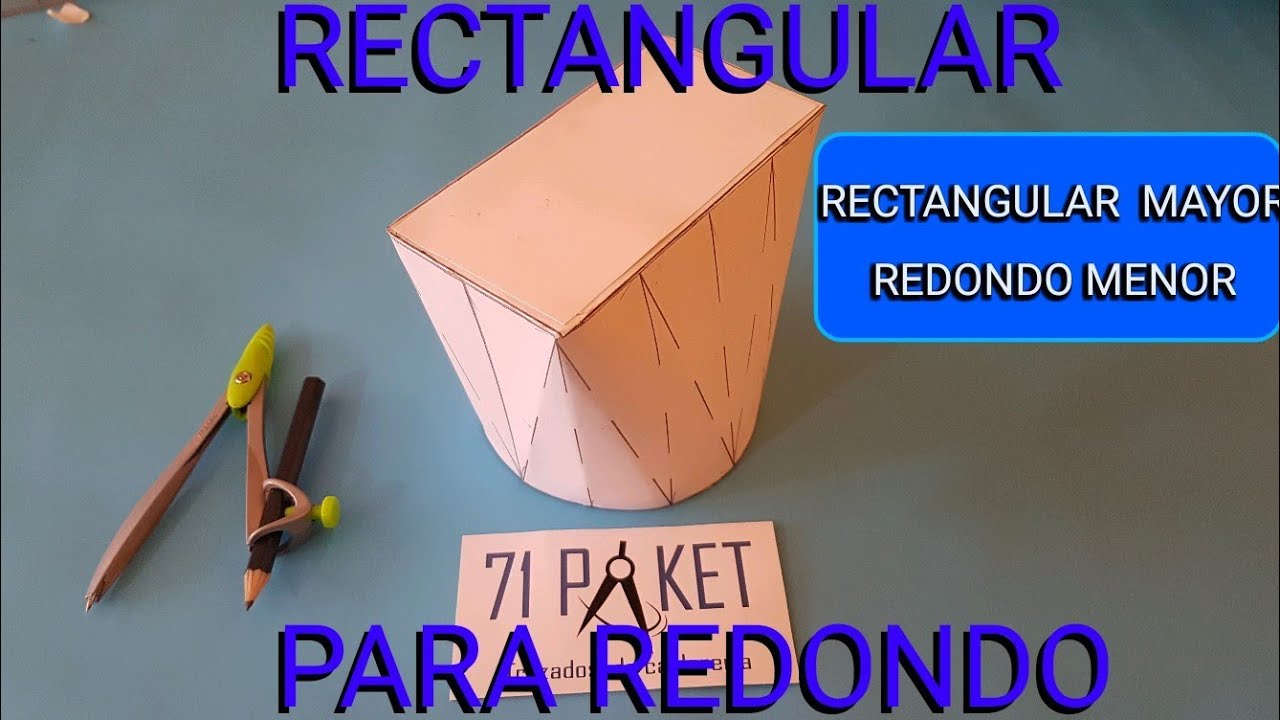 RECTANGULAR PARA REDONDO - YouTube