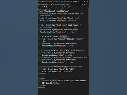 📚 "Unlock Angular 18 Forms: Nested Form Groups, setValue & patchValue Explained Clearly!" - YouTube