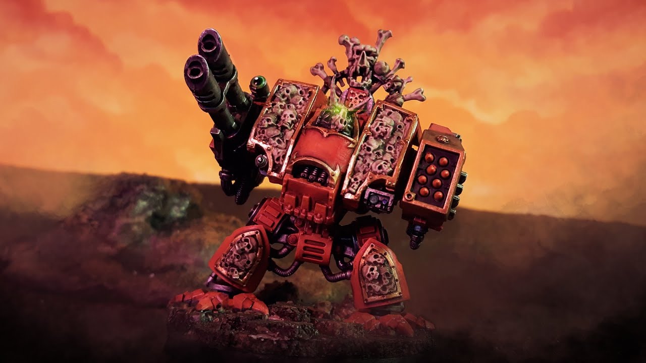 Kitbashing a Khorne Helbrute - YouTube