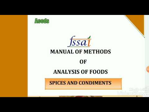 Introduction to Spices Manual | Food Safety | FSSAI | - YouTube