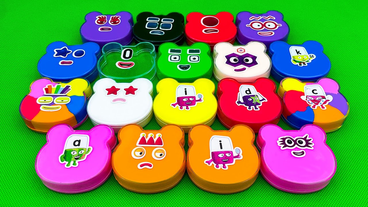 Numberblocks & Alphablocks | Looking For All CLAY With Panda Bears ...