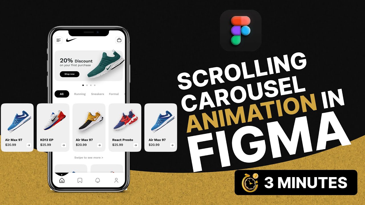 Scrolling carousel animation in Figma (2023) - YouTube