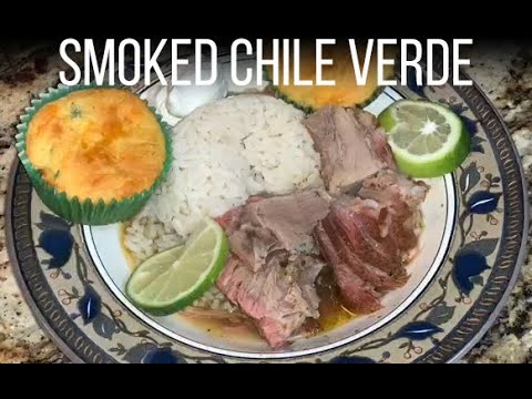 How to Make Easy Smoked Chile Verde | Cooking with Grilla Grills - YouTube