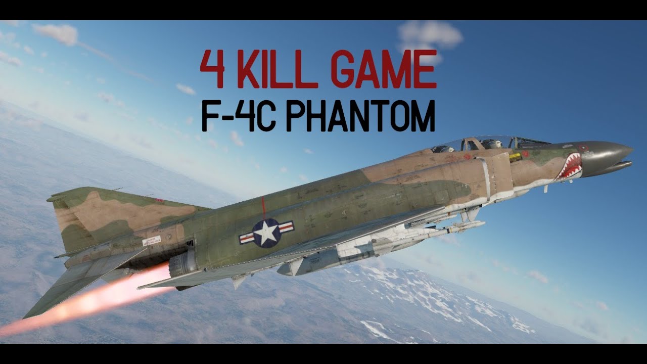 F-4C Phantom 4 Kill Game Realistic Air Battles Warthunder - YouTube