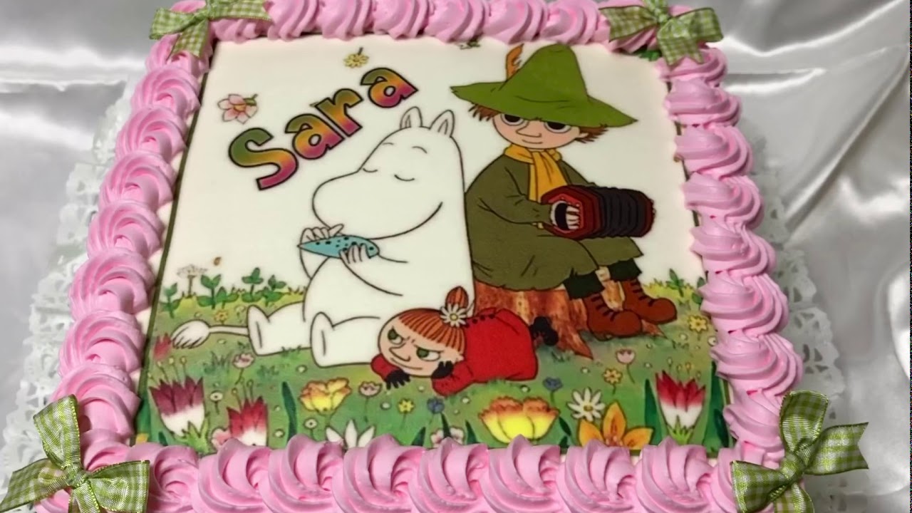 Moomin cake - YouTube