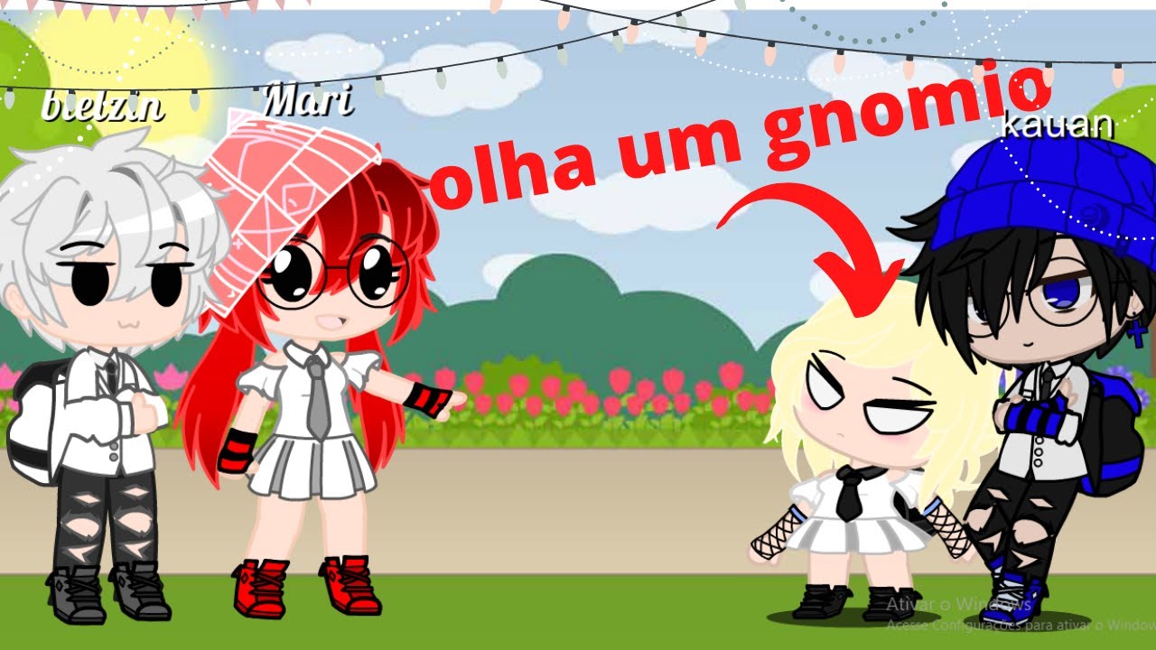 Meme olha um gnomio ^^ ft Kauan fernanda e gabriel - YouTube