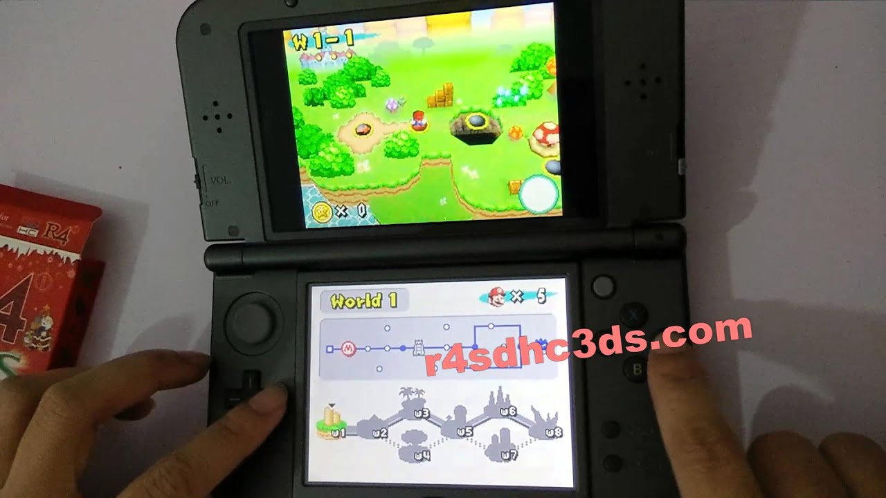 r4i sdhc 3ds rts sur new 3ds 9.4.0-21 - YouTube