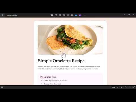Recipe page | Frontend Mentor Challenge using #html and #css - YouTube