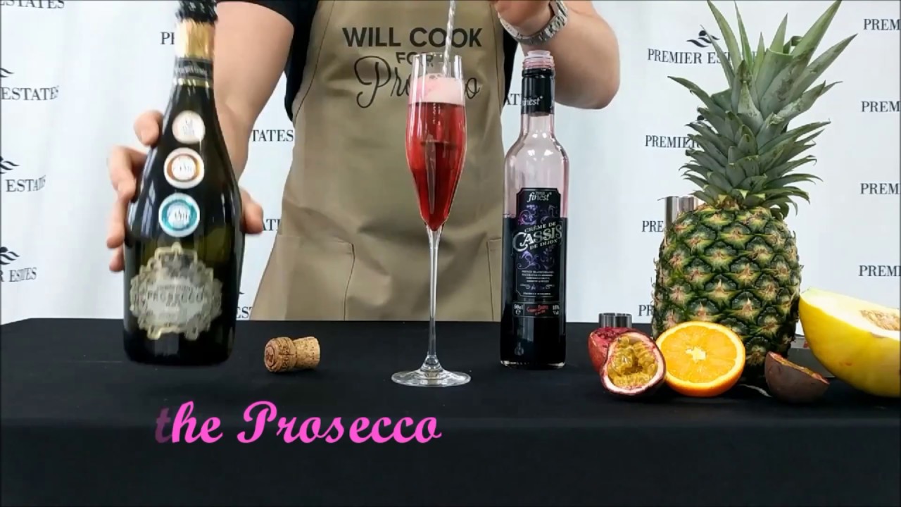 Try our Prosecco Kir Royale for a fruity twist on your fizz! - YouTube