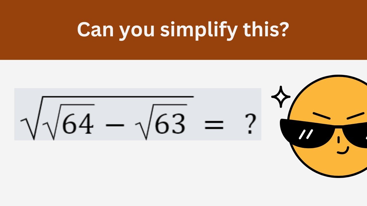 Simplify the expression using simple trick | Mathematics Animations - YouTube