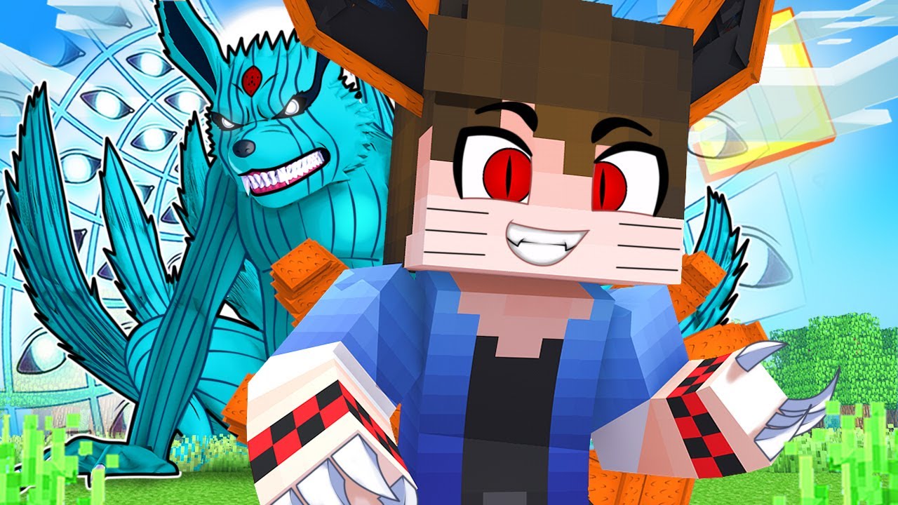 A KURAMA do dEUS OTSUTSUKI no NARUTO Minecraft - YouTube
