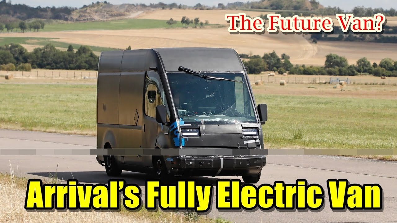 Arrival's Fully Electric Van For UPS Spied Testing In Germany - YouTube