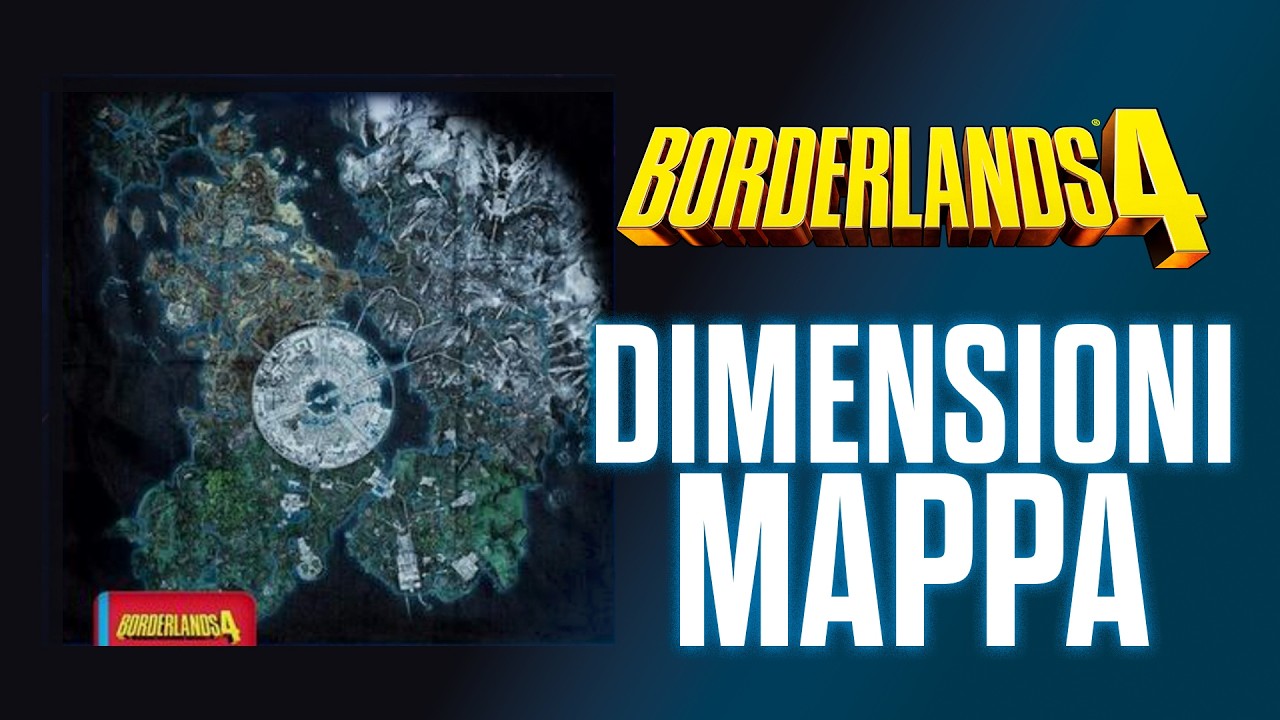 Svelata la mappa completa di Borderlands 4! #borderlands4 - YouTube