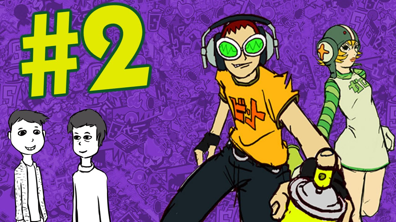 It's Captain Onishima! -- Jet Grind Radio - PART 2 - Let's Play Squad ...