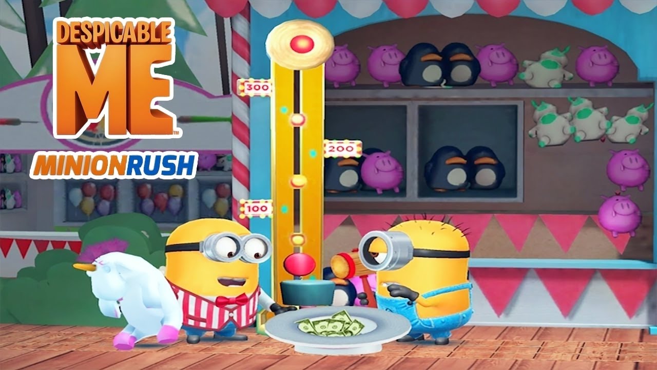 Despicable ME Minion Rush | Trip To The Theme Park Special Mission ...