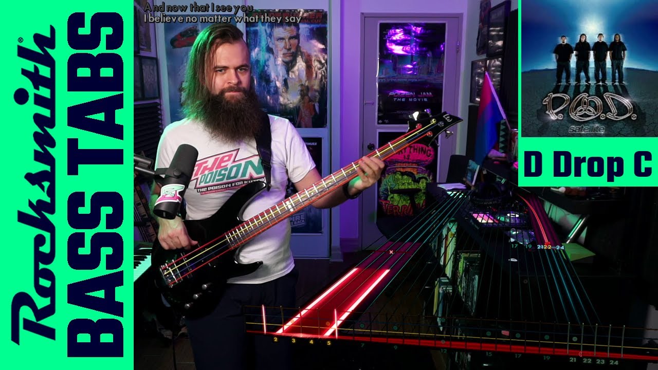 P.O.D.－Alive｜Bass Tabs [D Drop C][Rocksmith] - YouTube