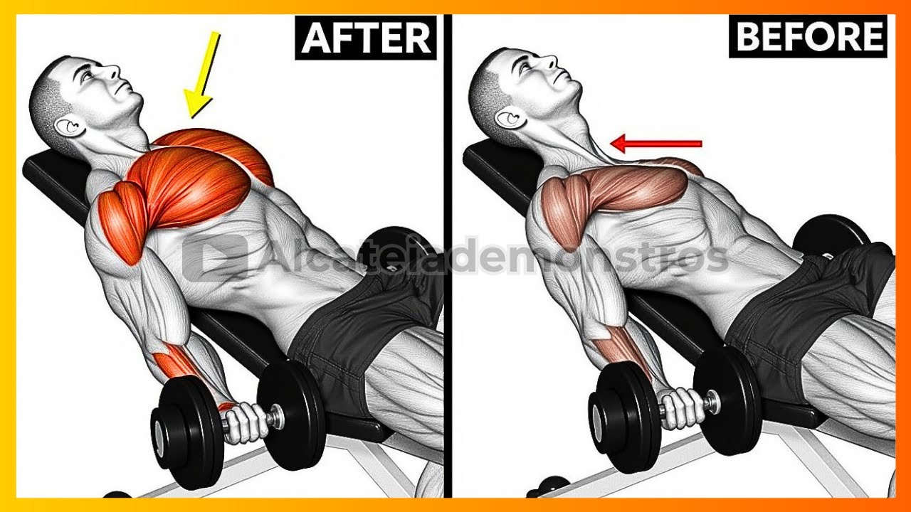 UPPER CHEST WORKOUT: 17 BEST EXERCISES TO MAKE YOUR PECS GROW - YouTube