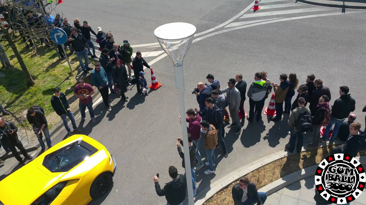 [4k] Gumball 3000 in Luxembourg, Shell Aire de Berchem! - YouTube